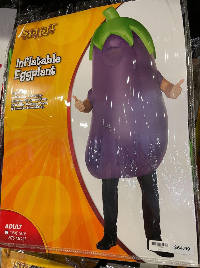 Eggplant Costume