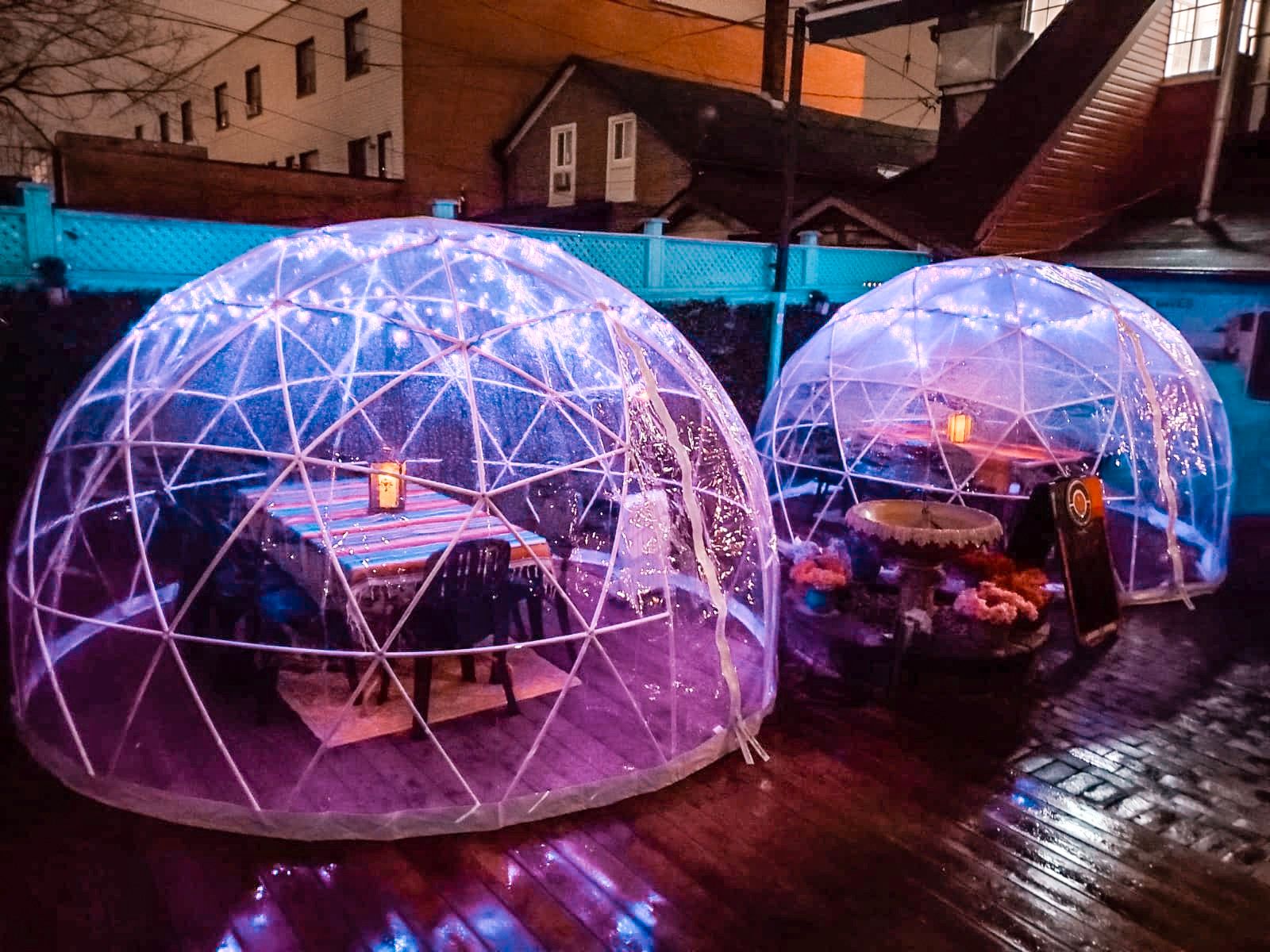 Igloos at lumen detroit - soulqery