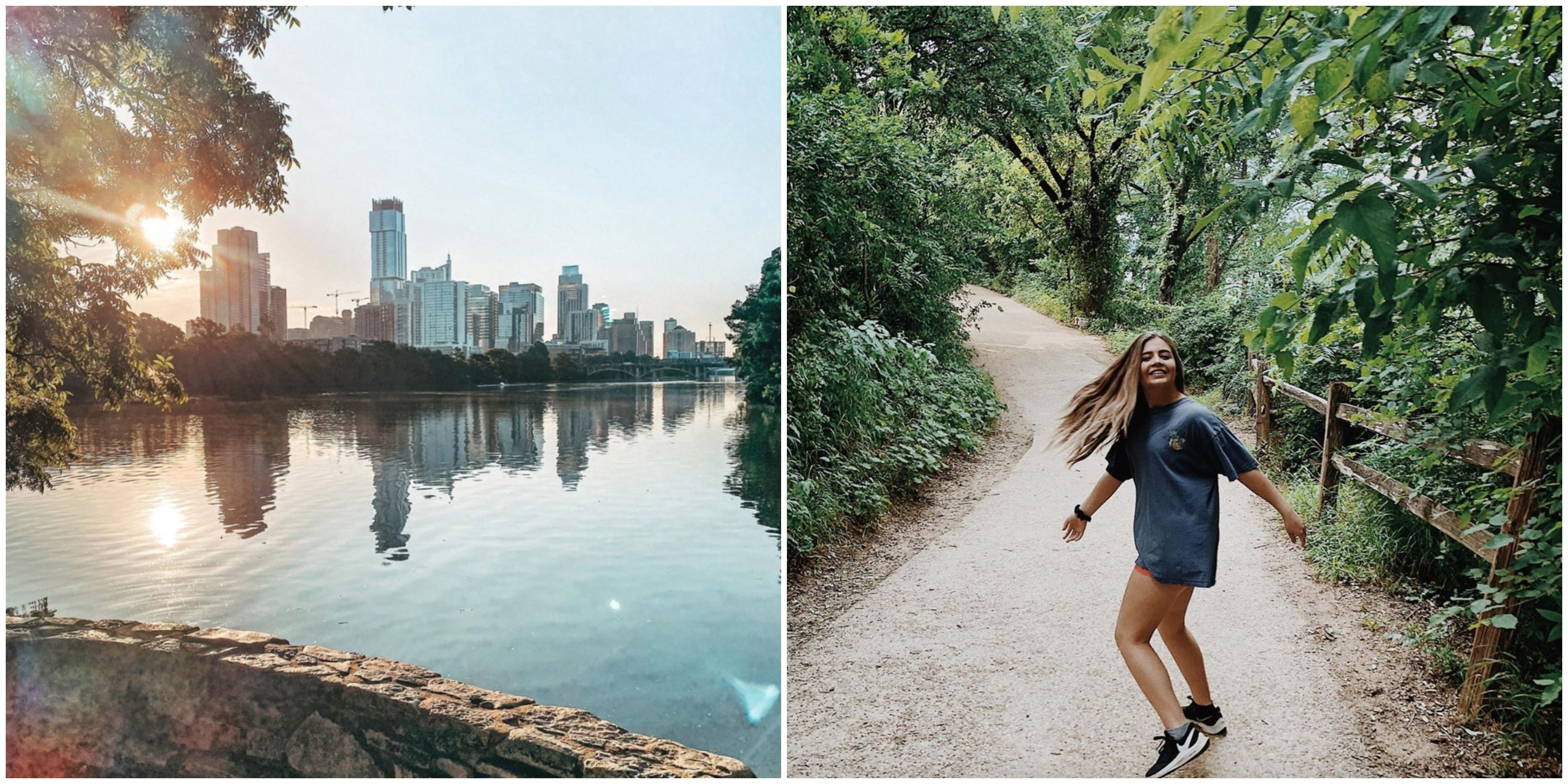 Lady Bird Lake Trail In Austin Has Incredible Views Of The City - Narcity
