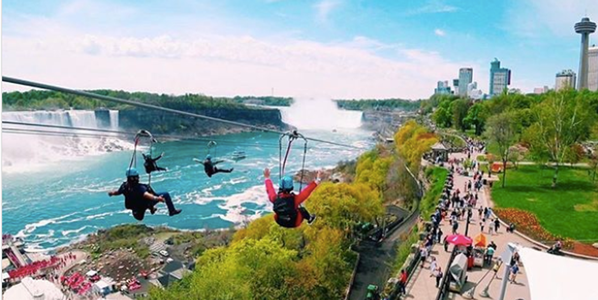 Niagara Falls' Zipline Is Opening This Week & You Can Soar 2200 ft ...