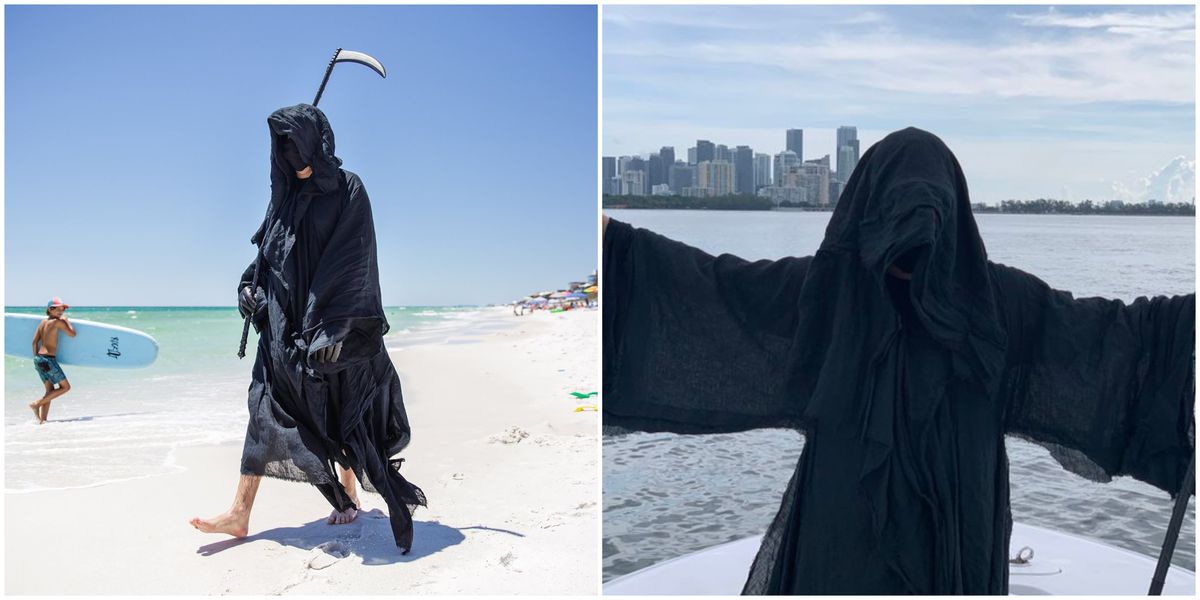 Florida Grim Reaper Is Haunting Jacksonville Beach This Friday - Narcity