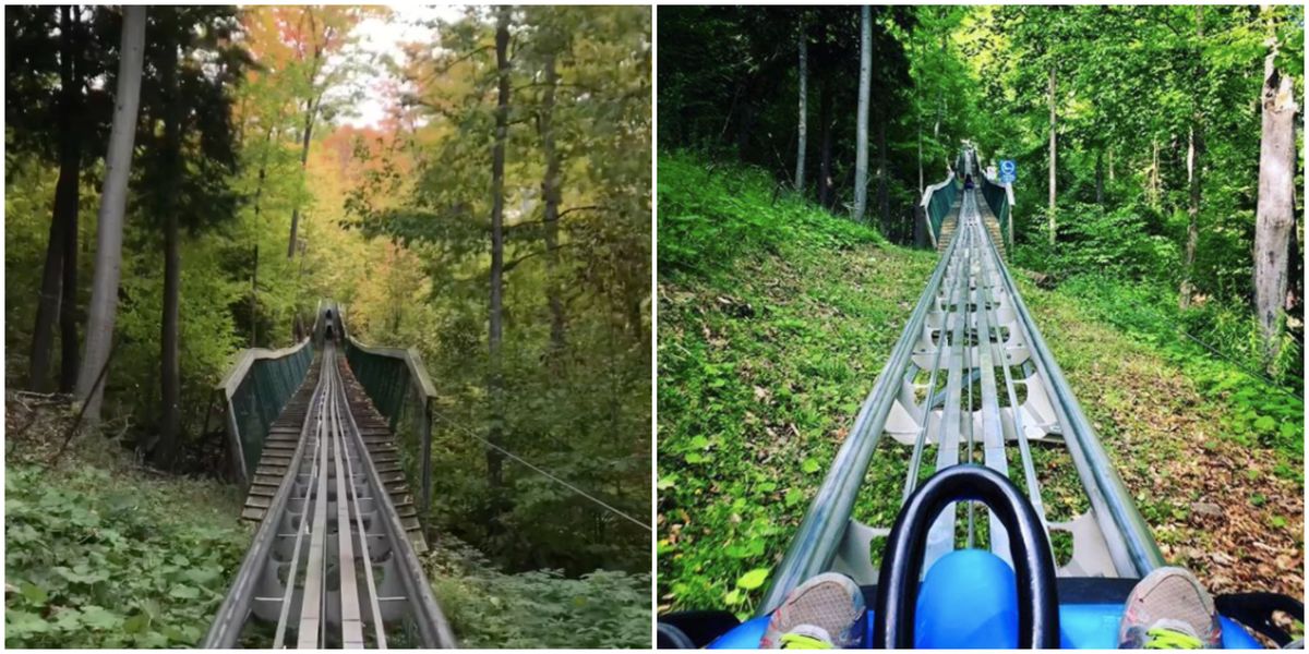 Ridge Runner Mountain Coaster Has Reopened In Blue Mountain This Summer ...