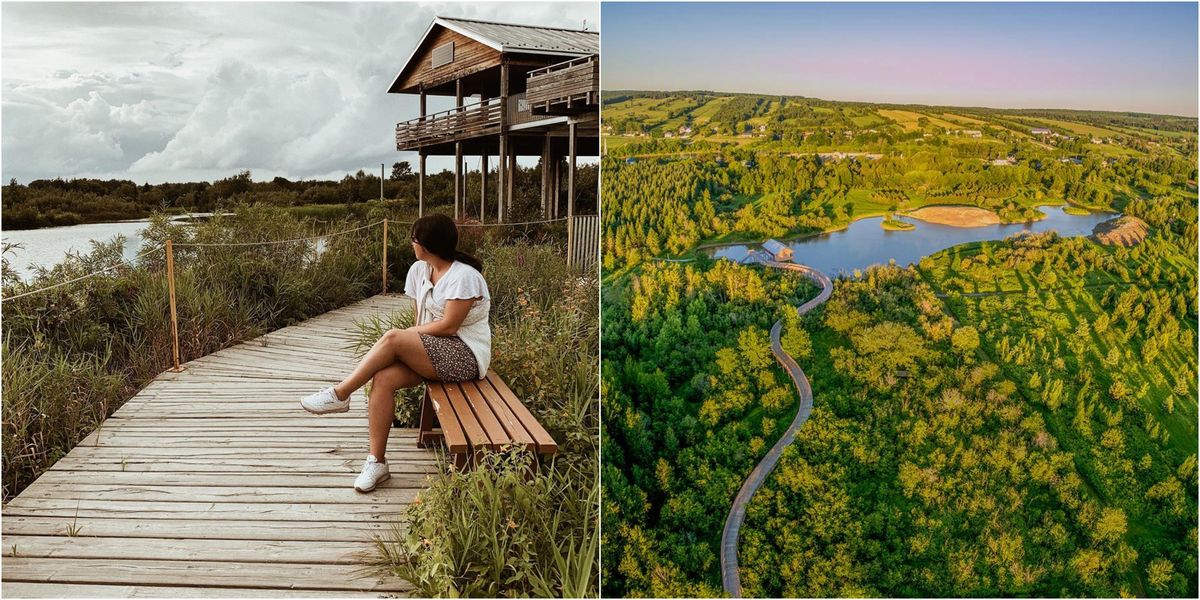 Domaine Taschereau : parc flottant situé à 45 minutes de Québec - Narcity
