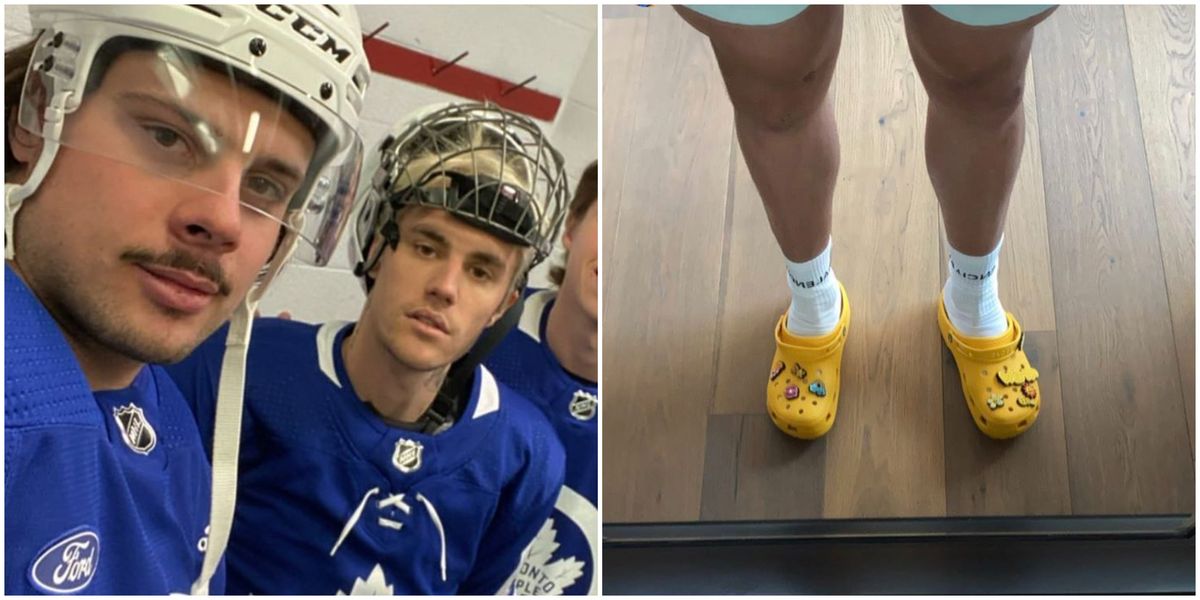 Justin Bieber And Auston Matthews Are Bringing Crocs Back In A Big Way ...