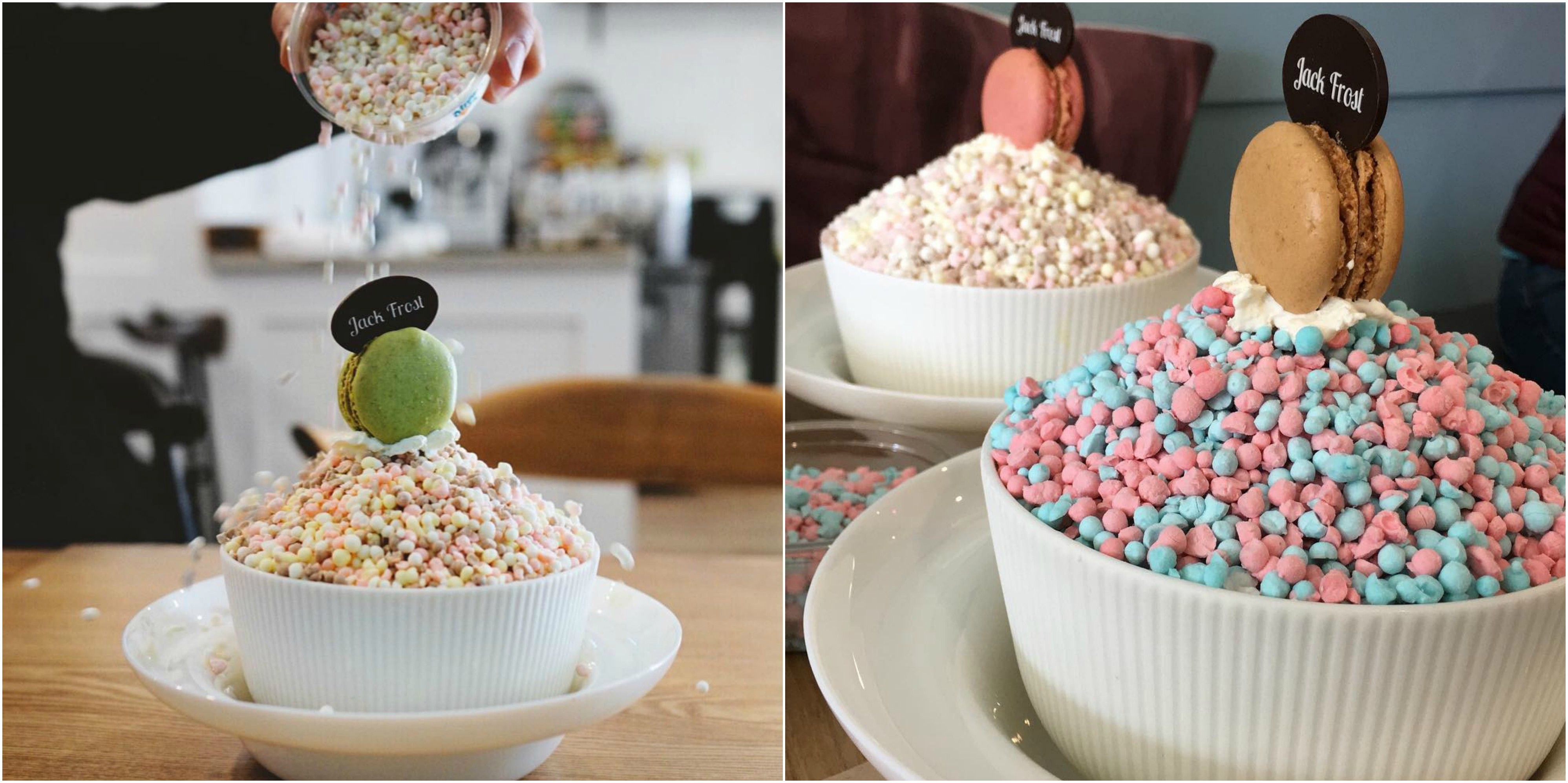 You Can Get Dippin Dot Covered Sundaes At This Dessert Cafe In 