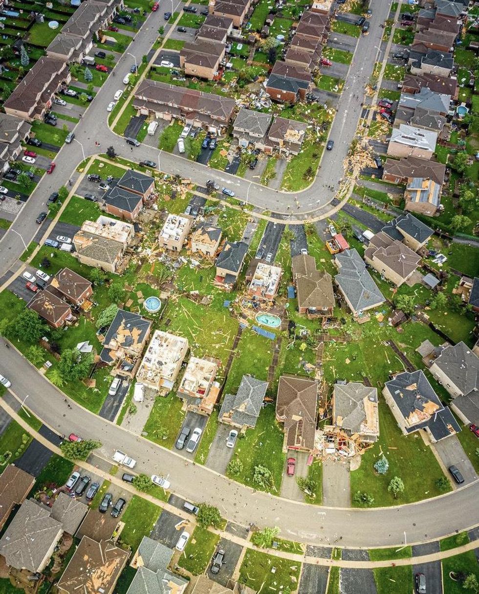 Barrie Tornado Photos From Above Show 'Catastrophic' Damage - Narcity