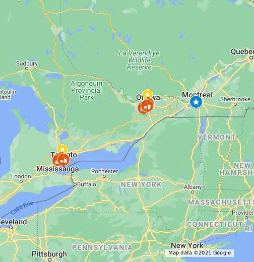 Cette carte va te guider dans 8 «fast food» populaires en Ontario qu'on ...