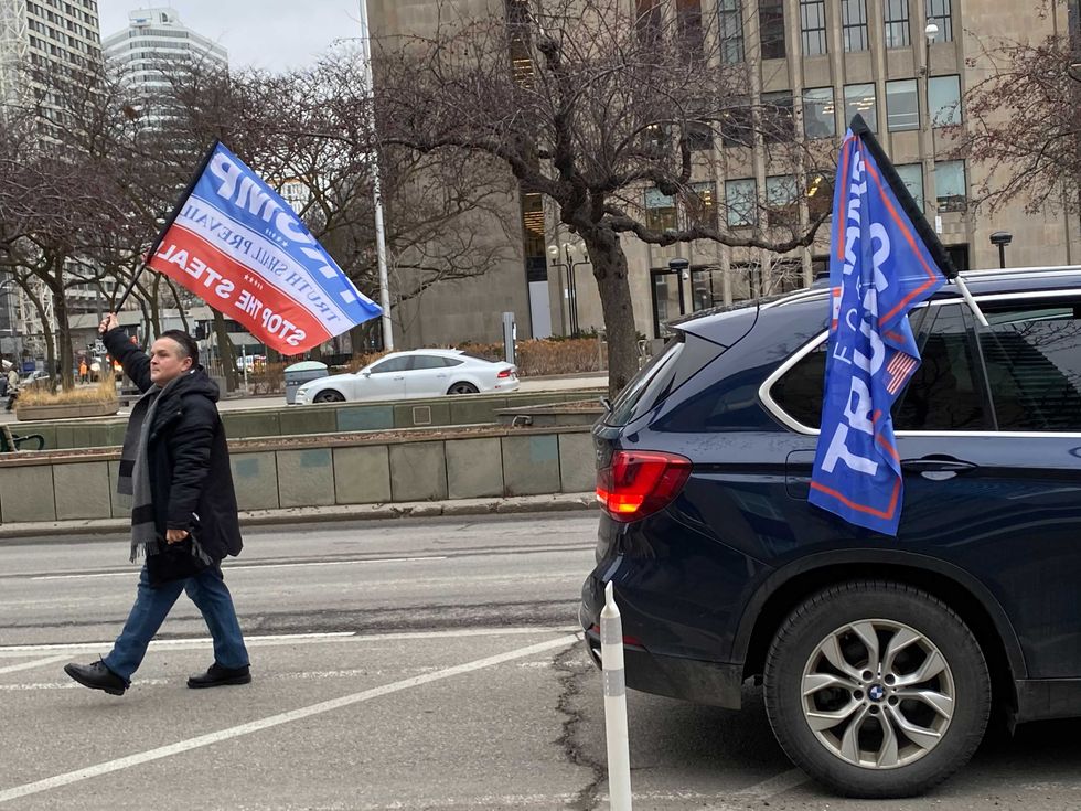 'Canadians For Trump' Rally Returns To University Avenue In Toronto ...