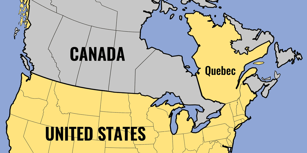 Some People Want Quebec To Separate From Canada And Join The US As The Some People Want Quebec To Separate From Canada And Join The US As The