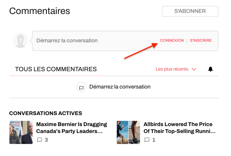 Participez à la conversation sur la nouvelle plateforme de commentaires ...